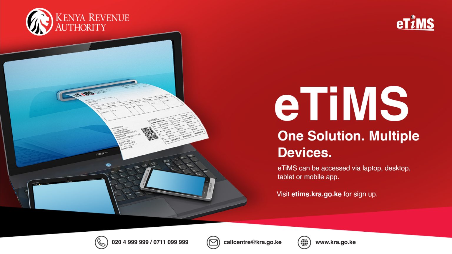 eTIMS One Solution Multiple Devices – KRA TV